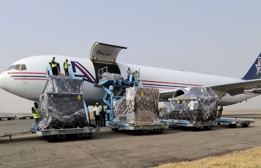 BREAKING: US Delivers Military Supplies to Nigeria